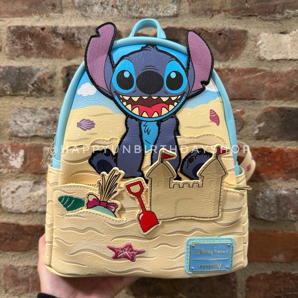 Loungefly | Bags | Disney X Loungefly Stitch On The Beach Mini Backpack ...